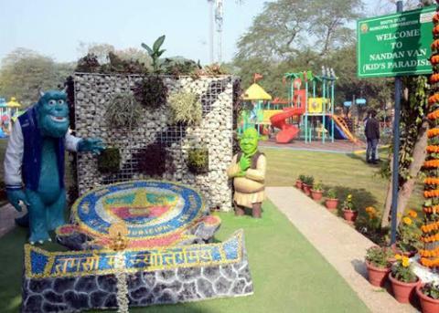 Nandanvan park gk delhi darshan agra sightseeing bus car cab tour